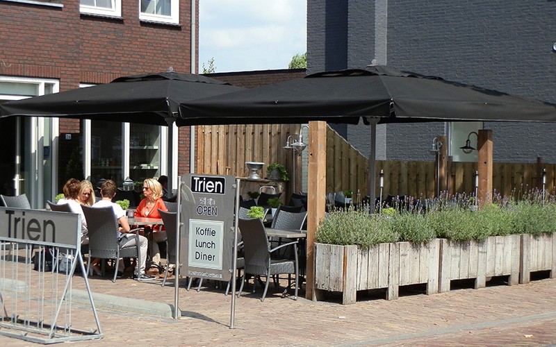 Solero® Maestro horecaparasol | 4x3 of 4x4 meter